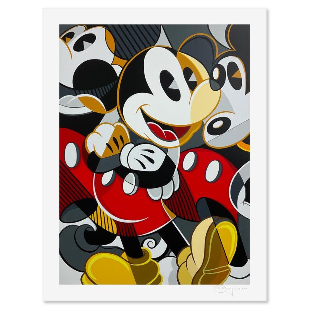 Tim Rogerson, "mousing Around #3" Limited Edition Serigraph From Disney ...