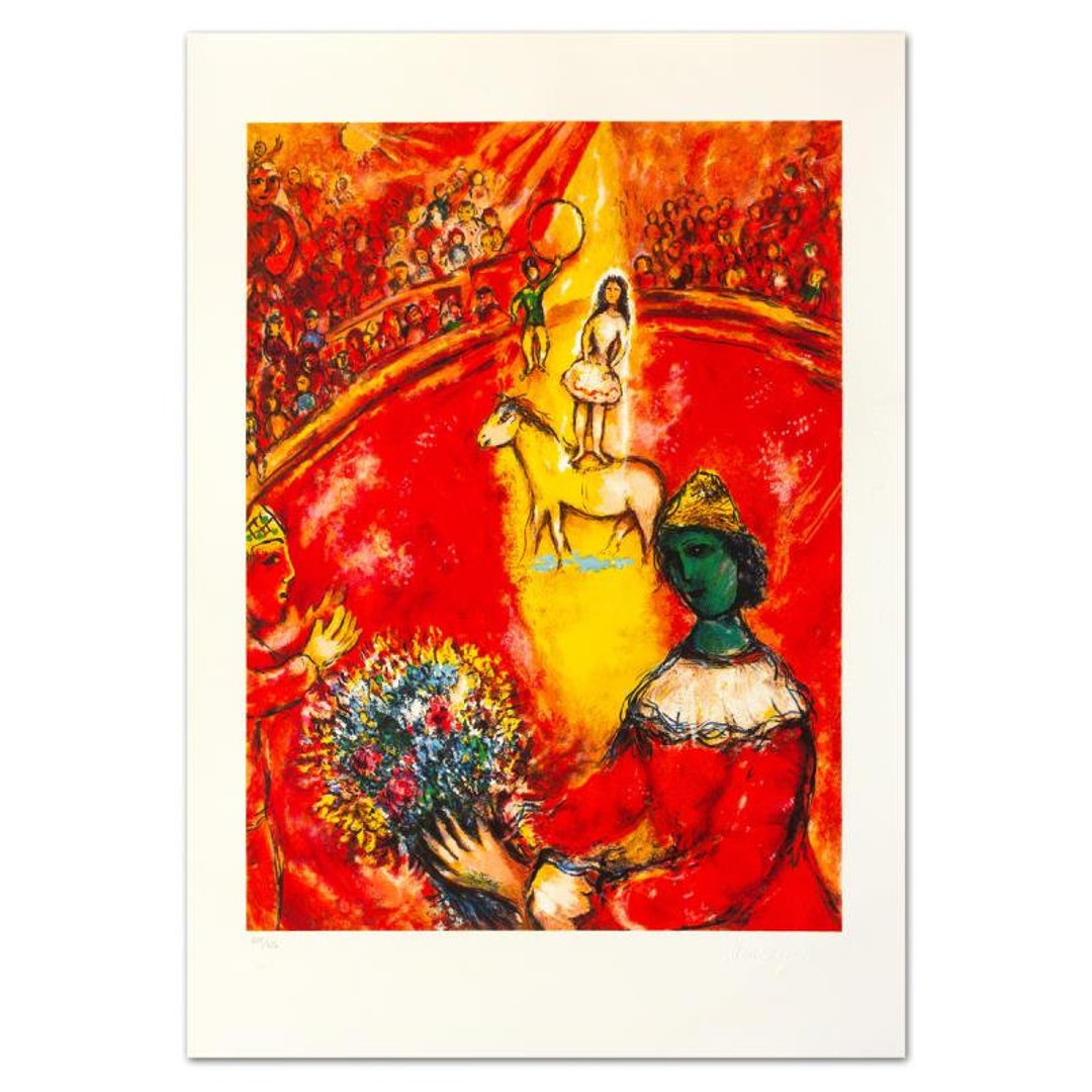 Marc Chagall (1887-1985), "the Circus" Limited Edition Lithograph With ...