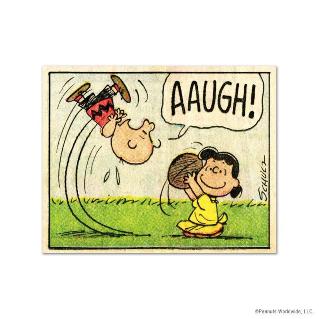 Peanuts, "aaugh!" Hand Numbered Limited Edition Fine Art Print With ...