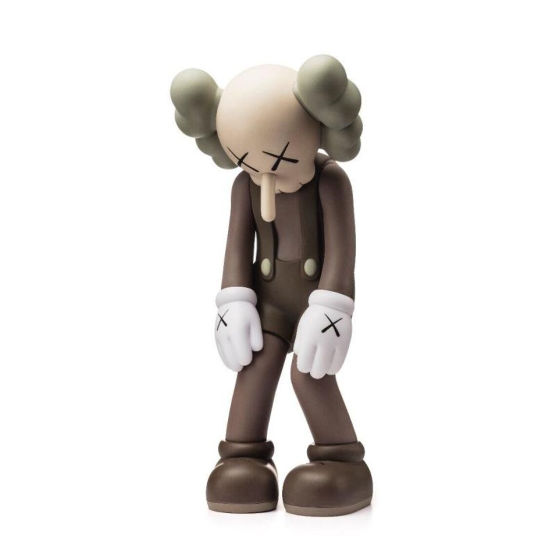 KAWS, small Lie brown Vinyl Sculpture - Etsy