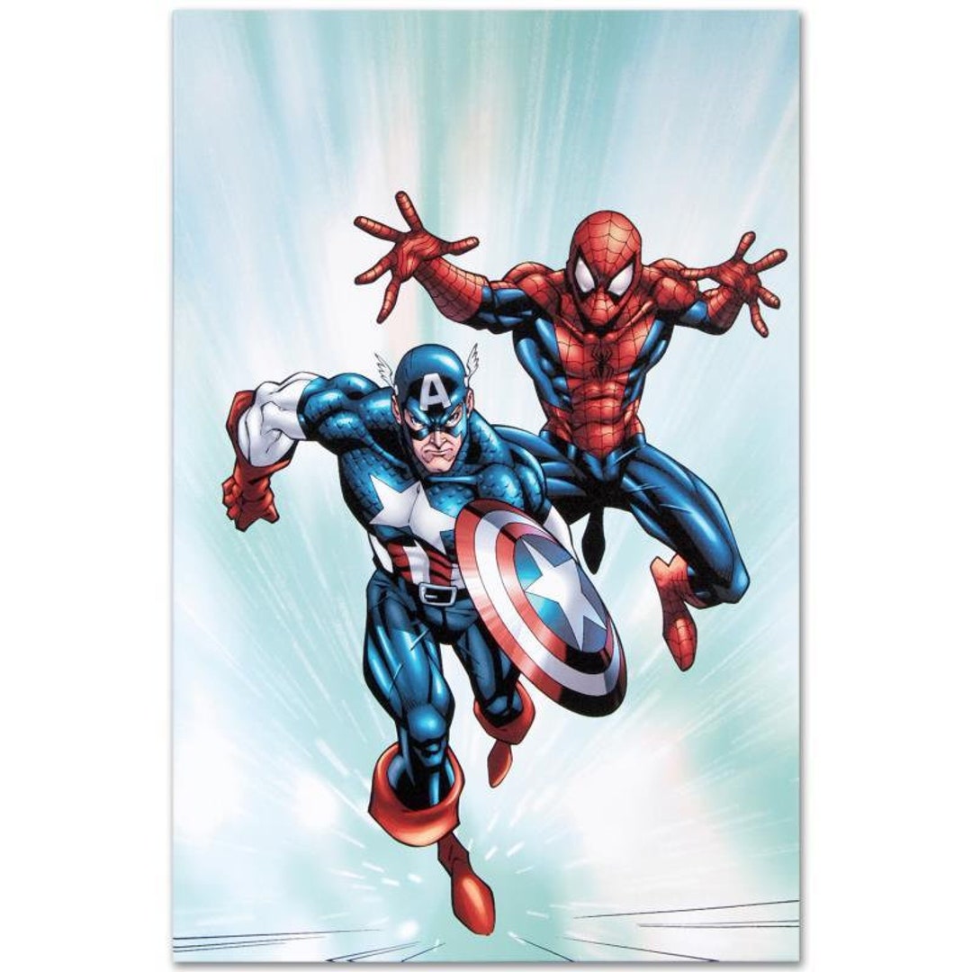 Marvel Comics "marvel Age Team up #2" Numbered Limited Edition Giclee ...