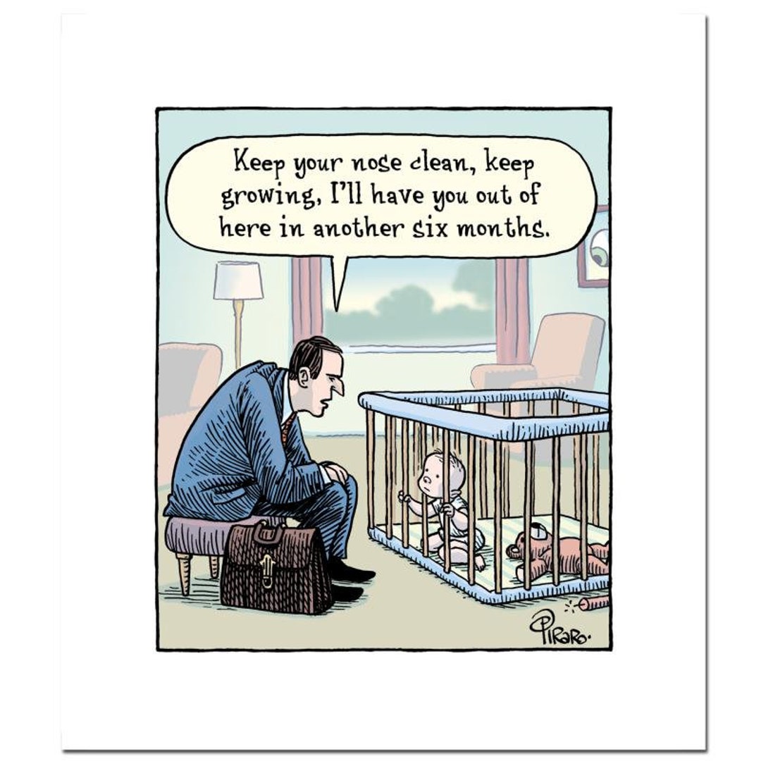 Bizarro "baby Jail" Limited Edition Print Signed by Dan Piraro - Etsy