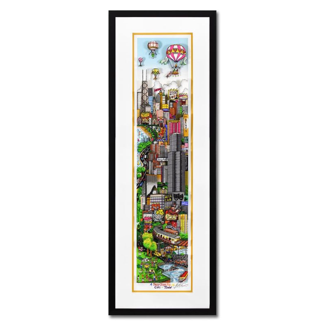 Charles Fazzino Chicago 3D Silk Screen Art: Signed Limited Edition - Etsy