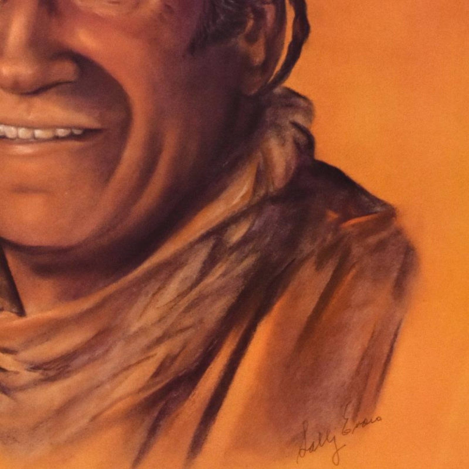 Sally Evans "a Tribute to the Duke" Vintage Lithograph - Hand Signed ...