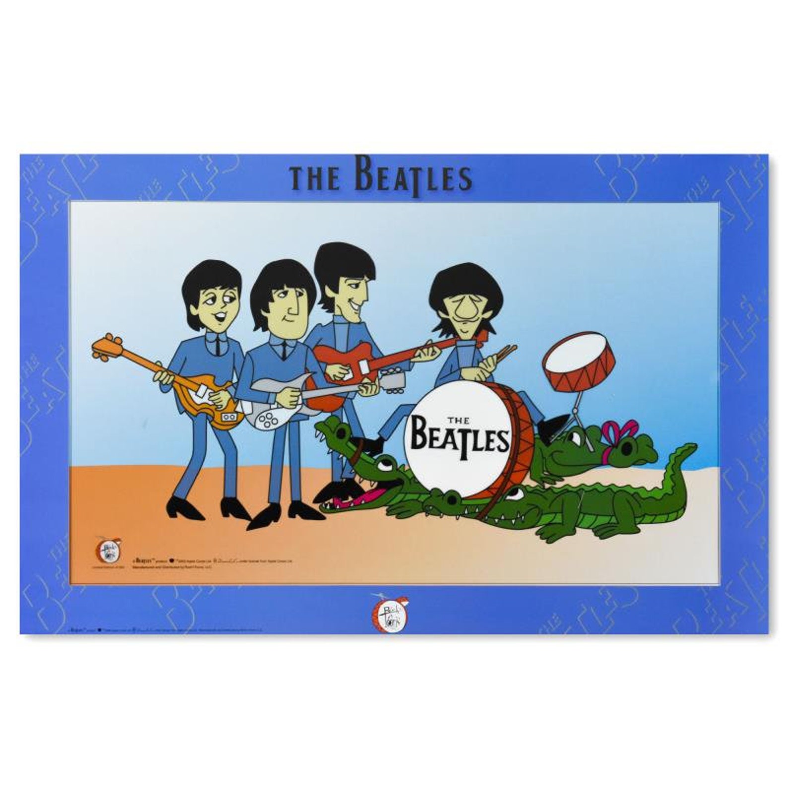 The Beatles "mop Tops and Crocs" Limited Edition Matted Sericel - Etsy