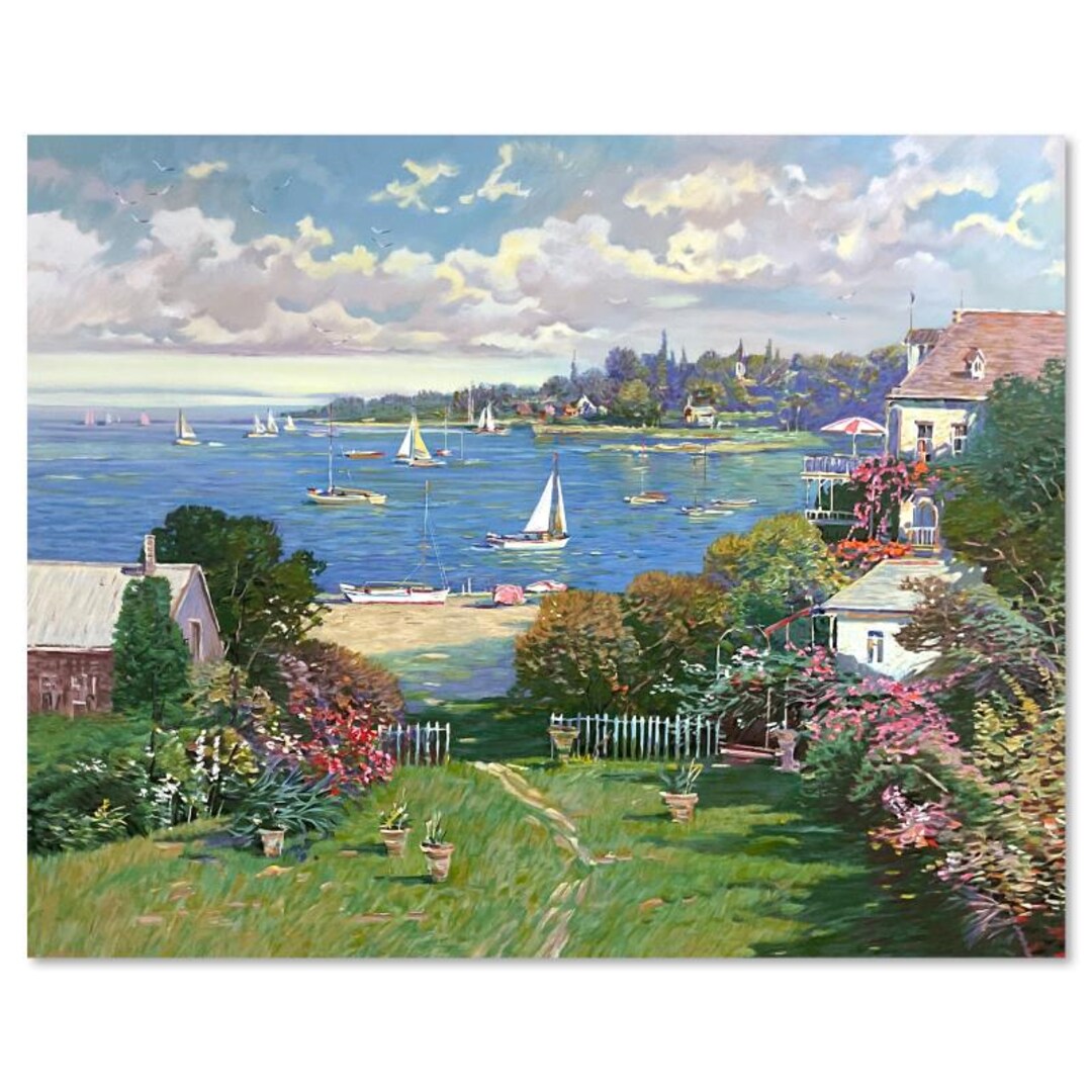 Ming Feng, "sandy Bay" Limited Edition Publisher's Proof on Canvas ...