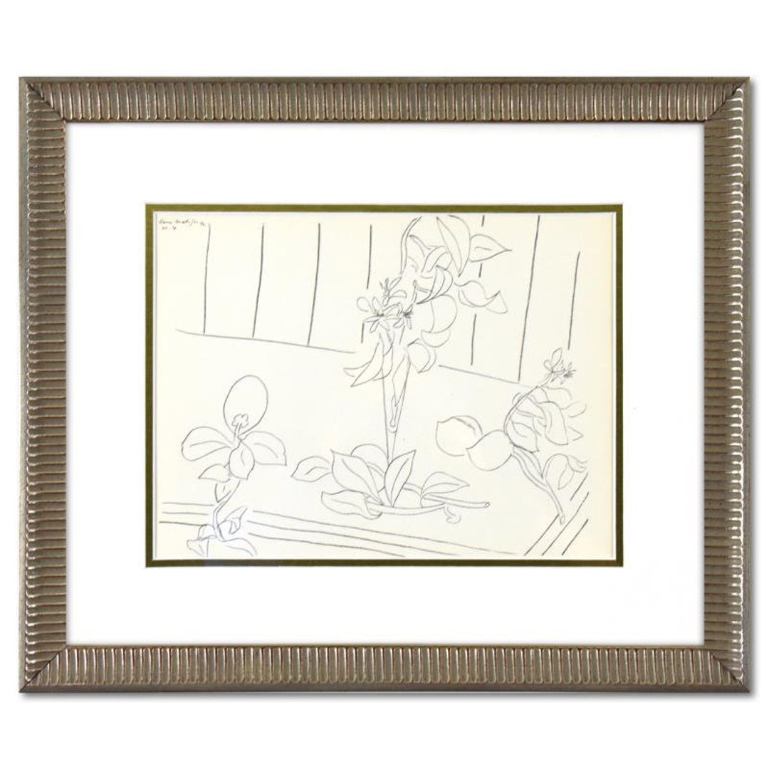 Pierre Henri Matisse 1869-1954, Framed Lithograph, Plate Signed With ...