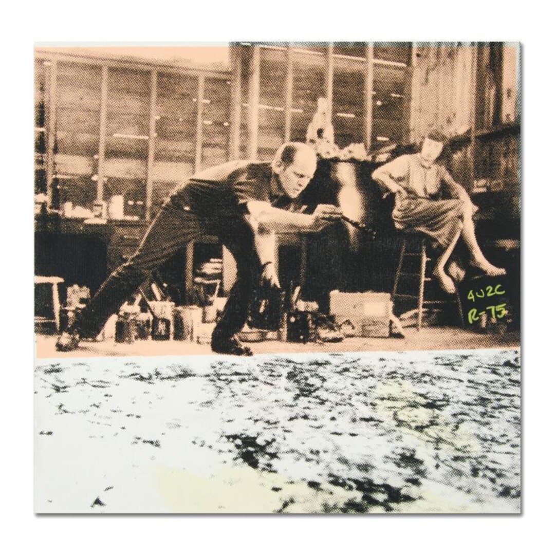 Ringo, "jackson Pollock at Work" One-of-a-kind Hand-pulled Silkscreen ...