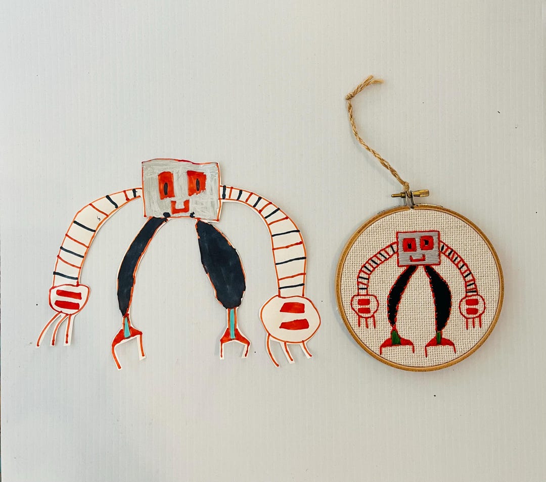 Custom Cross Stitch Drawing - Etsy