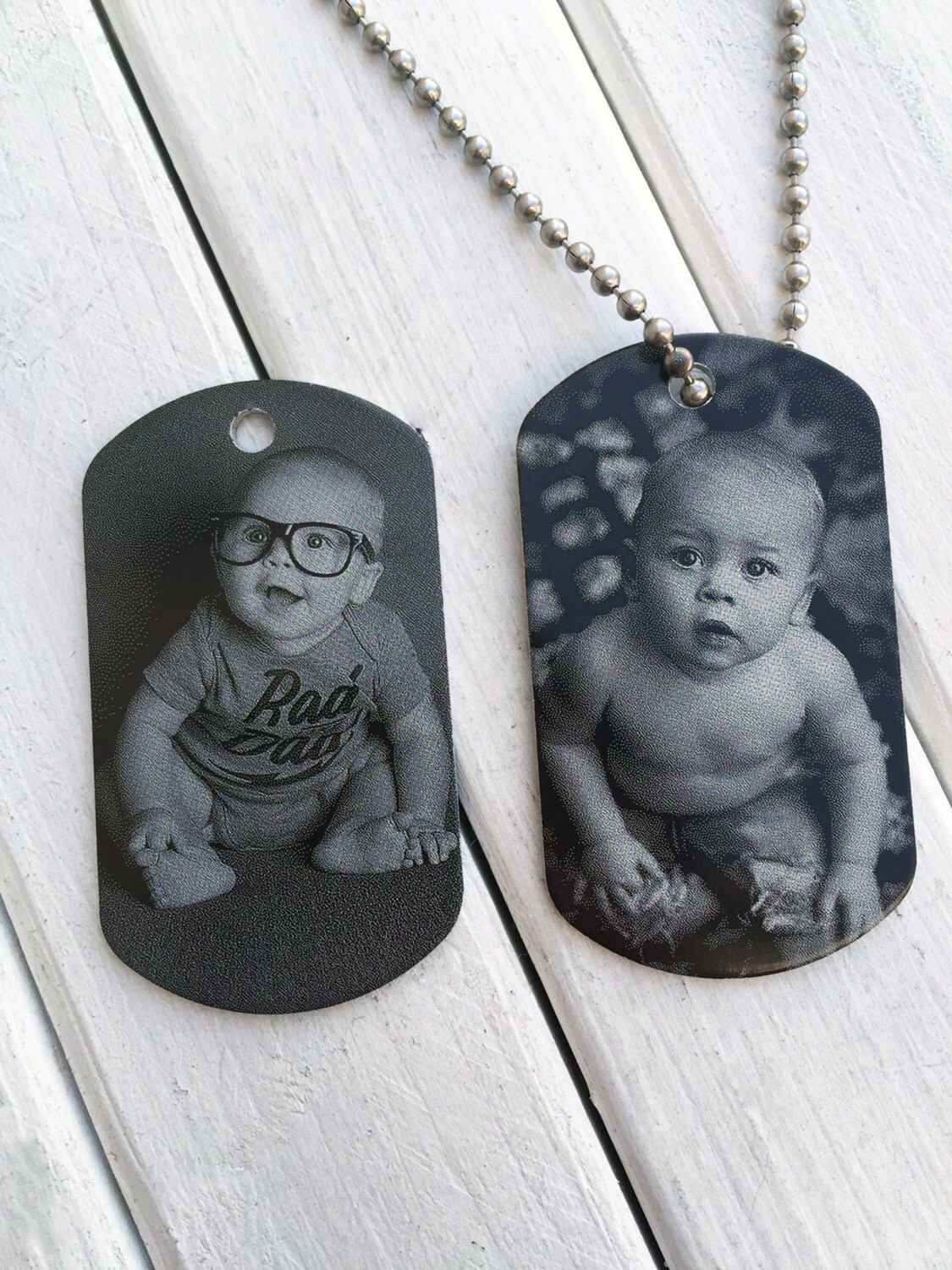 Picture Photo Dog Tag Keychain Custom Unique Personalized Gift - Etsy