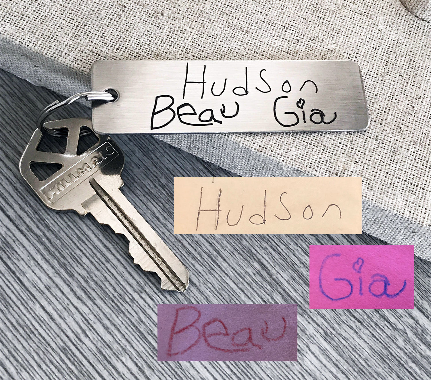 Your Actual Handwriting or Font Keychain Handwritten Key Chain - Etsy ...