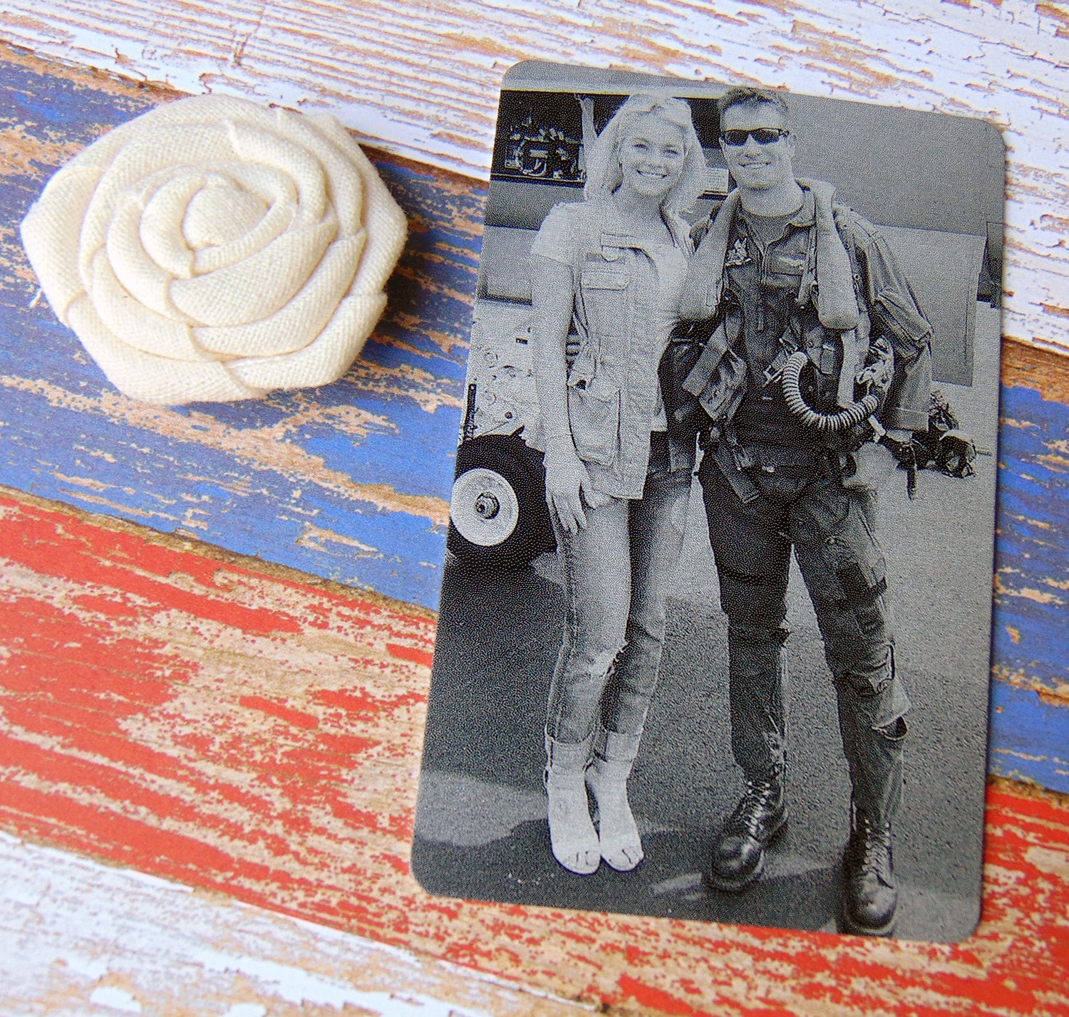 Military Deployment Gift Photo Wallet Card Gift for Dad Mom | Etsy