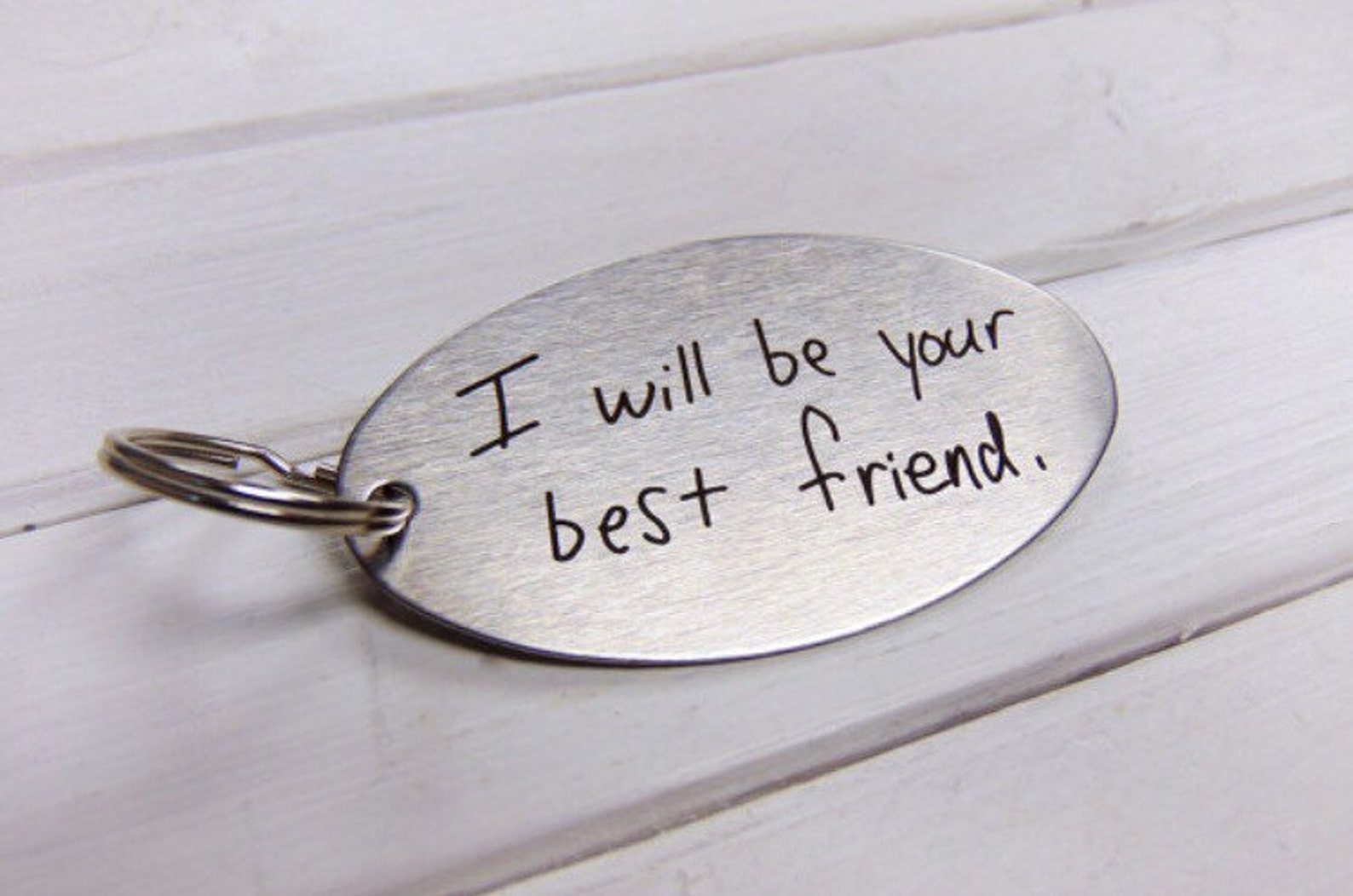Your Actual Handwriting or Font Keychain Handwritten Key Chain ...