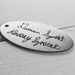 Handwritten Signature Keychain Memorial Momento Handwriting From Letter ...
