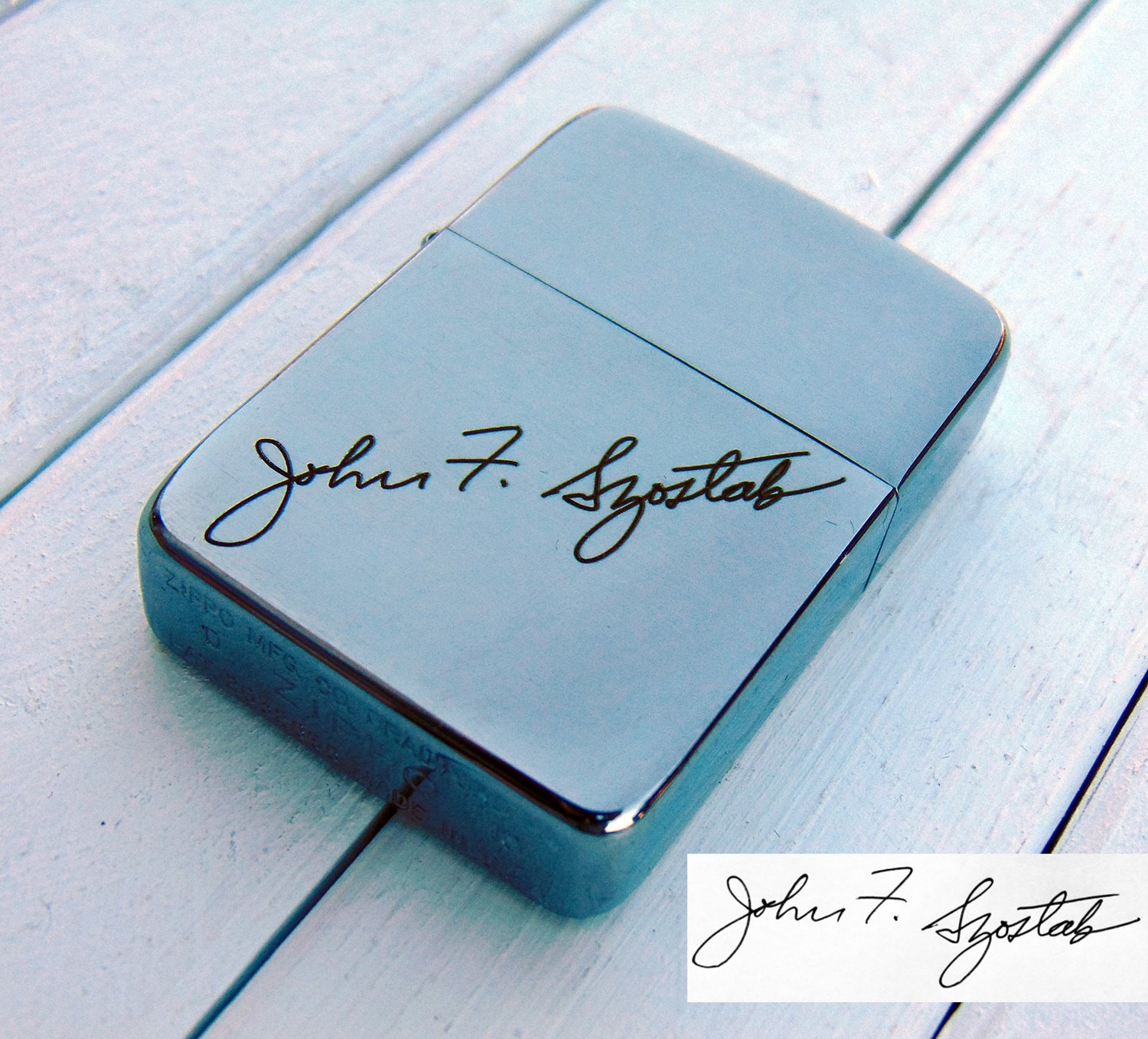 Engraved Zippo® Lighter Handwritten YOUR HANDWRITING or Font Engraved ...