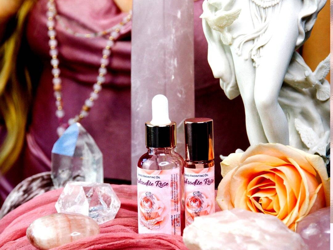Aphrodite Rose Sacred Anointing Oil Sensual Aromatherapy Oil ...