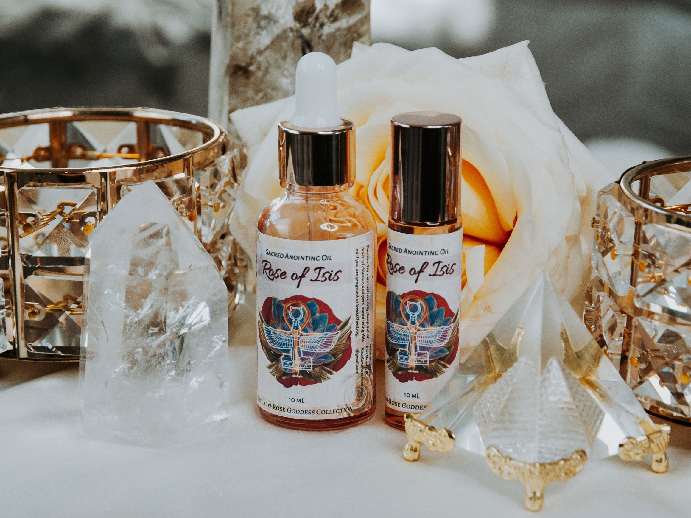 Rose of Isis Goddess Anointing Oil, Goddess Collection, Sacred ...