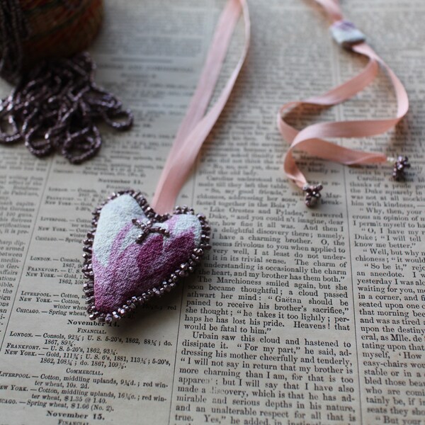 Fabric Amulet Necklace - Etsy