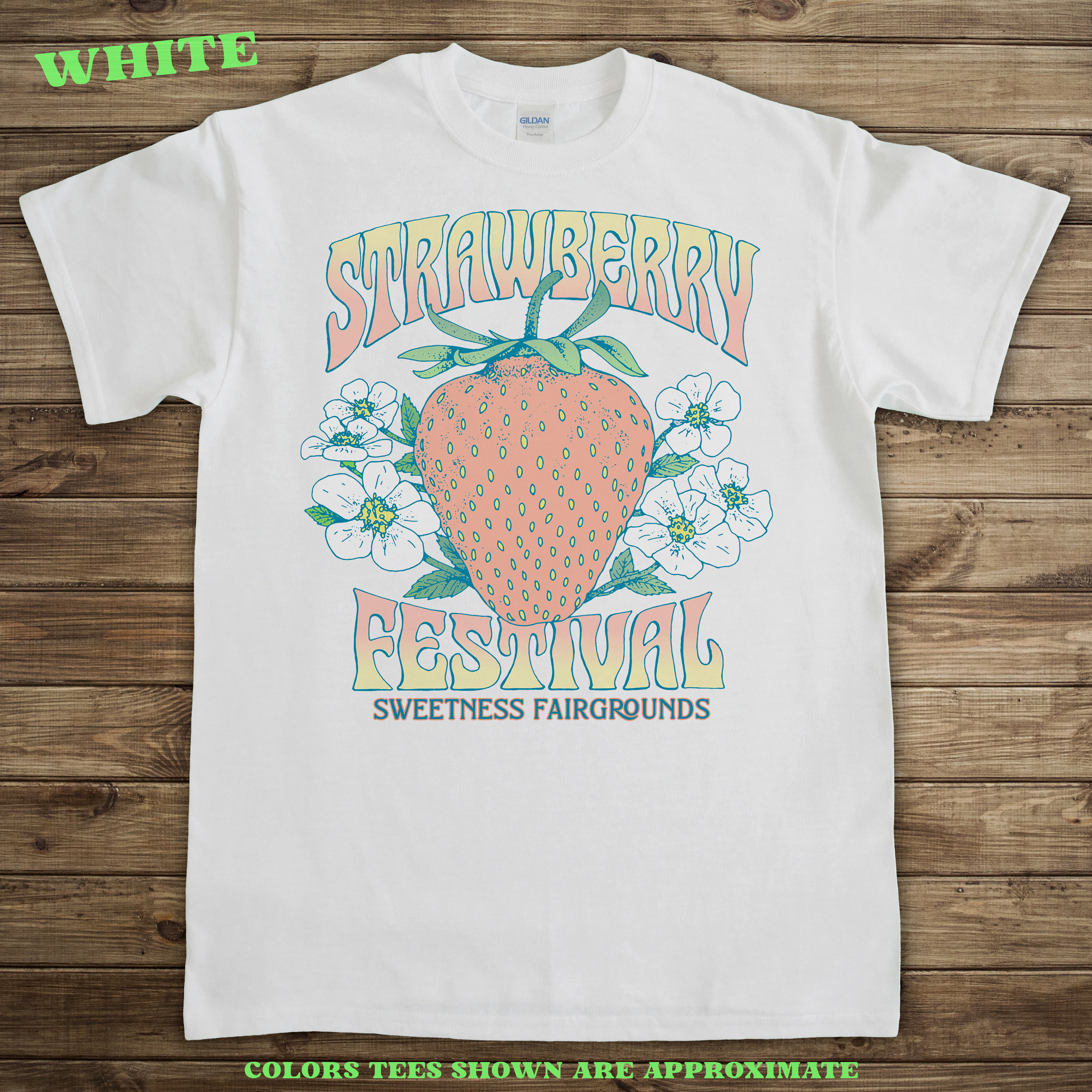 Strawberry Shirt, Strawberry Festival Tshirt, Strawberry T-shirt ...
