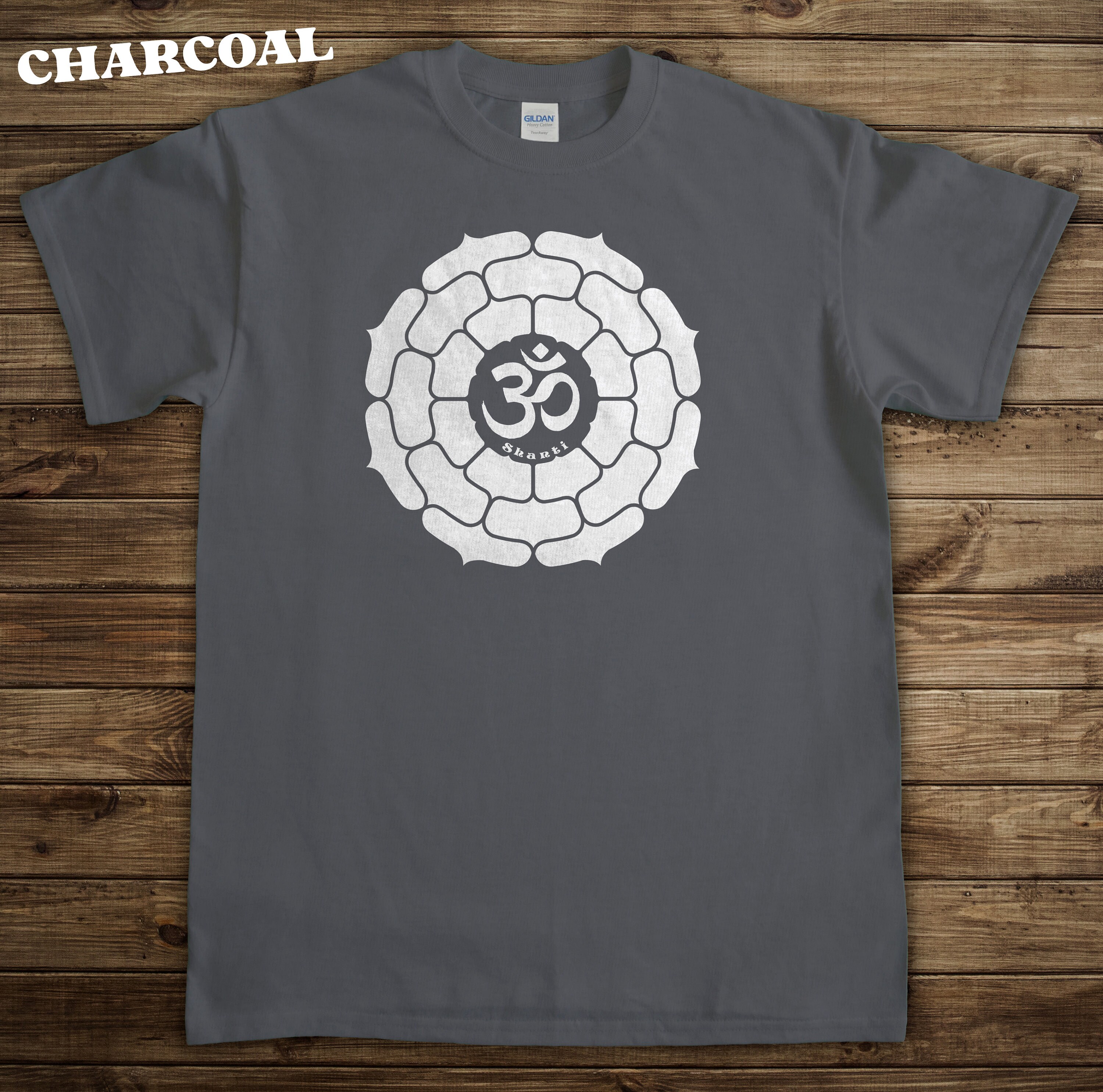 Yoga Om Shirt, Om Lotus Tshirt, Om Symbol Tee Shirt, Om Shanti Yoga T ...