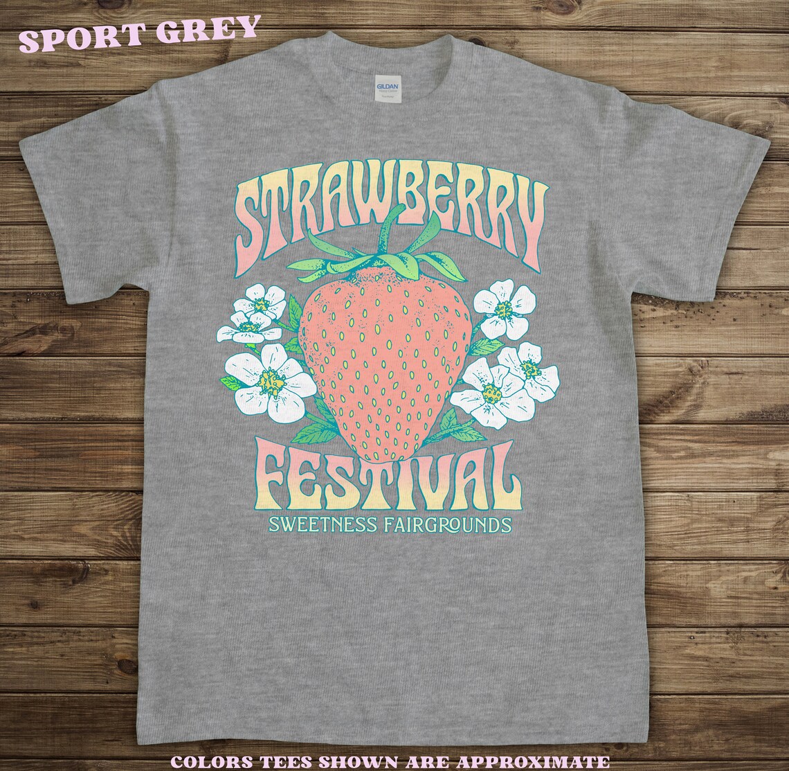 Strawberry Shirt, Strawberry Festival Tshirt, Strawberry T-shirt, Summer Vibes T Shirt, Fruit ...