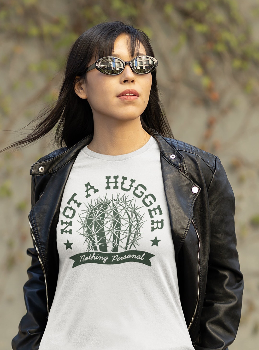 Not a Hugger Cactus Shirt, Cactus Succulents Tee, Prickly Meme Shirt ...