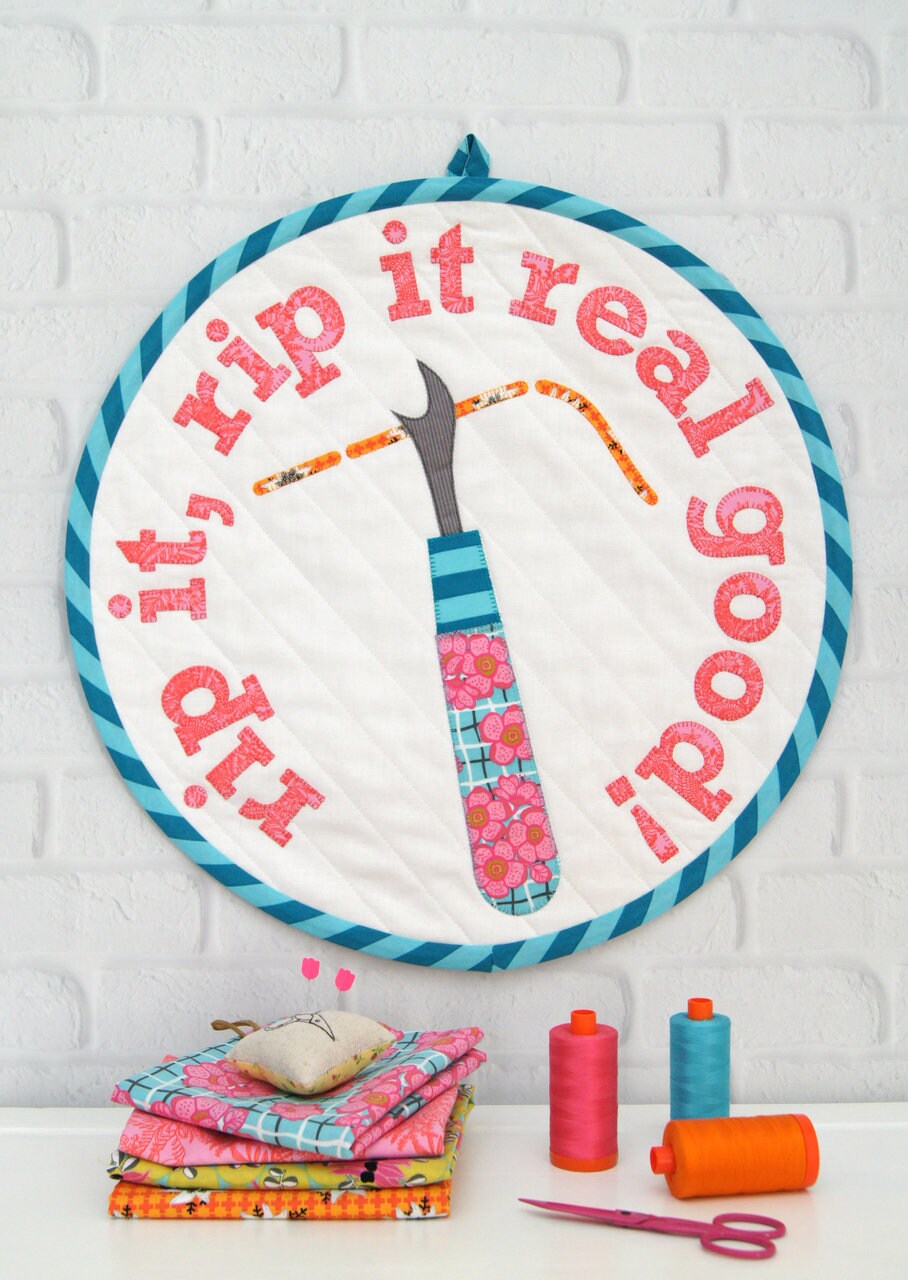 Rip It Mini Quilt Pattern From Tied With a Ribbon - Etsy