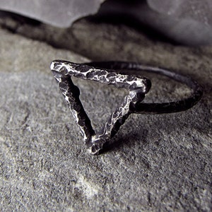 WATER ELEMENT Ring - Water Alchemy Symbol - Occultism Occult Esoteric ...