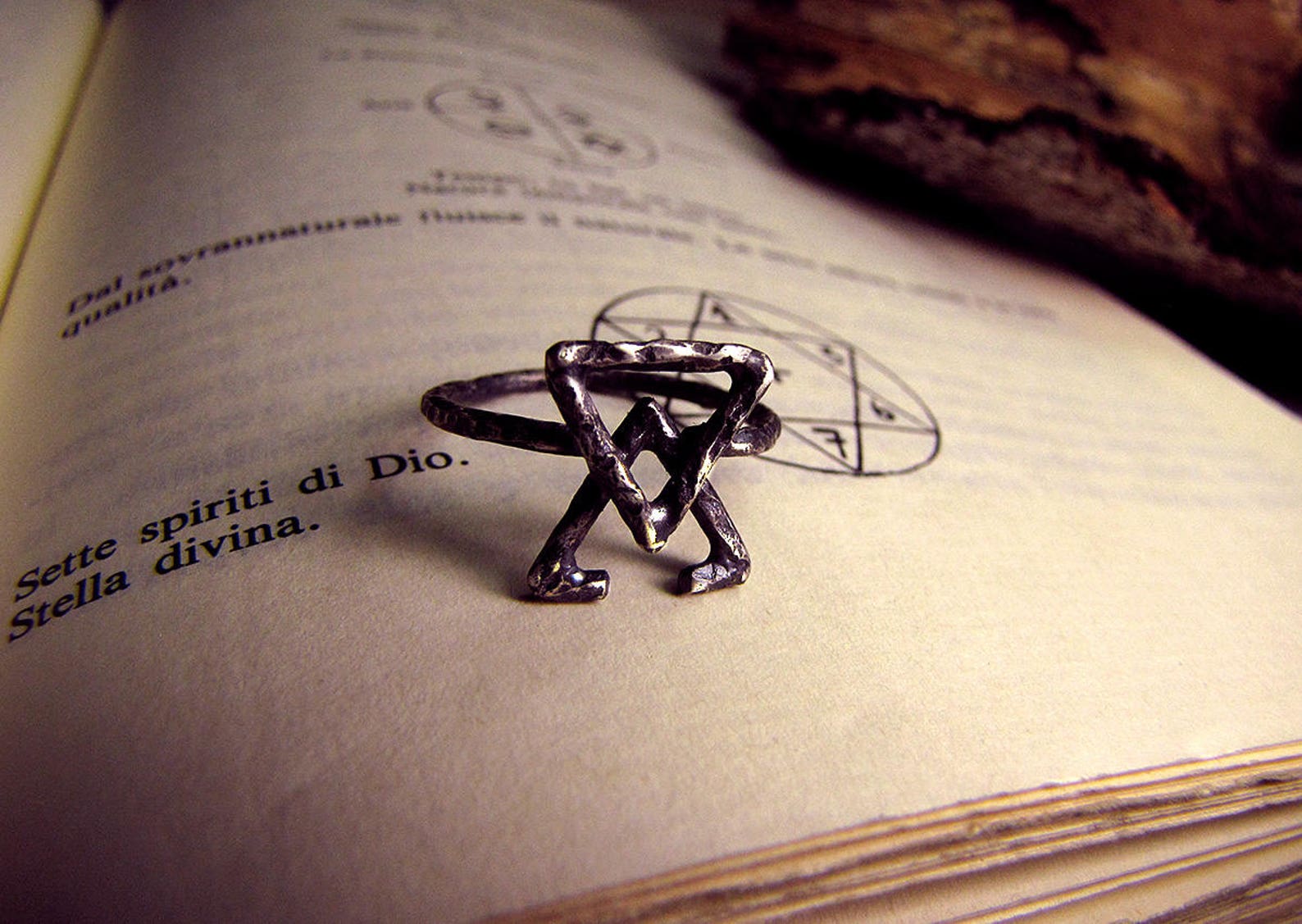 ARSENIC Ring Arsenic Symbol Alchemy Symbols Esoteric - Etsy