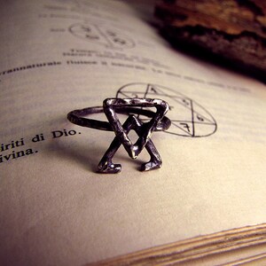 ARSENIC Ring - Arsenic Symbol - Alchemy Symbols - Esoteric Jewelry ...