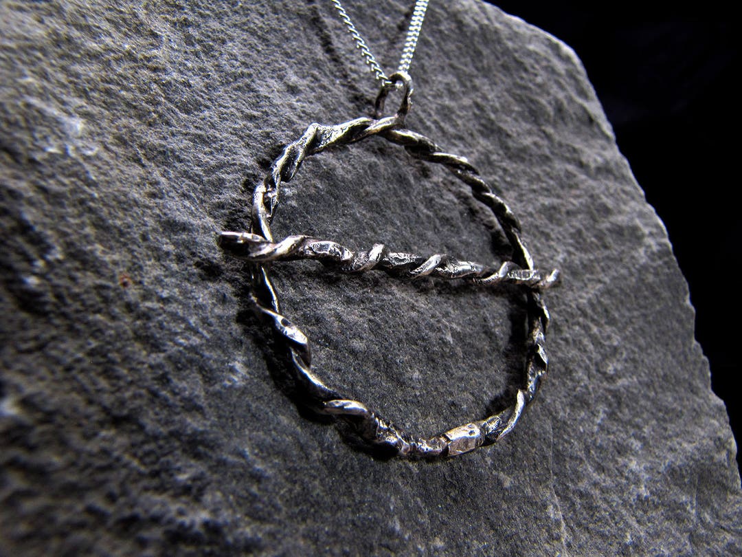 SALT Symbol - SALT Necklace Sterling Silver Alchemy Occultism Occult ...