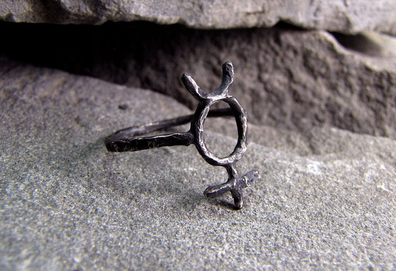 MERCURY Symbol Mercury Ring Planet Mercury Symbol - Etsy