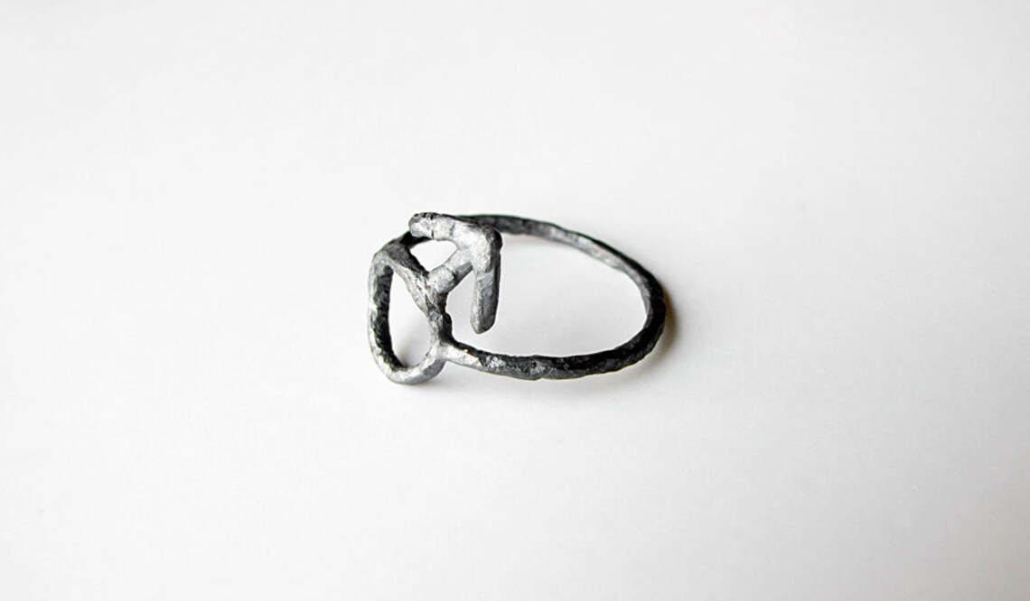 MARS Ring Planet Symbol Ring Occult Alchemy Esoteric - Etsy