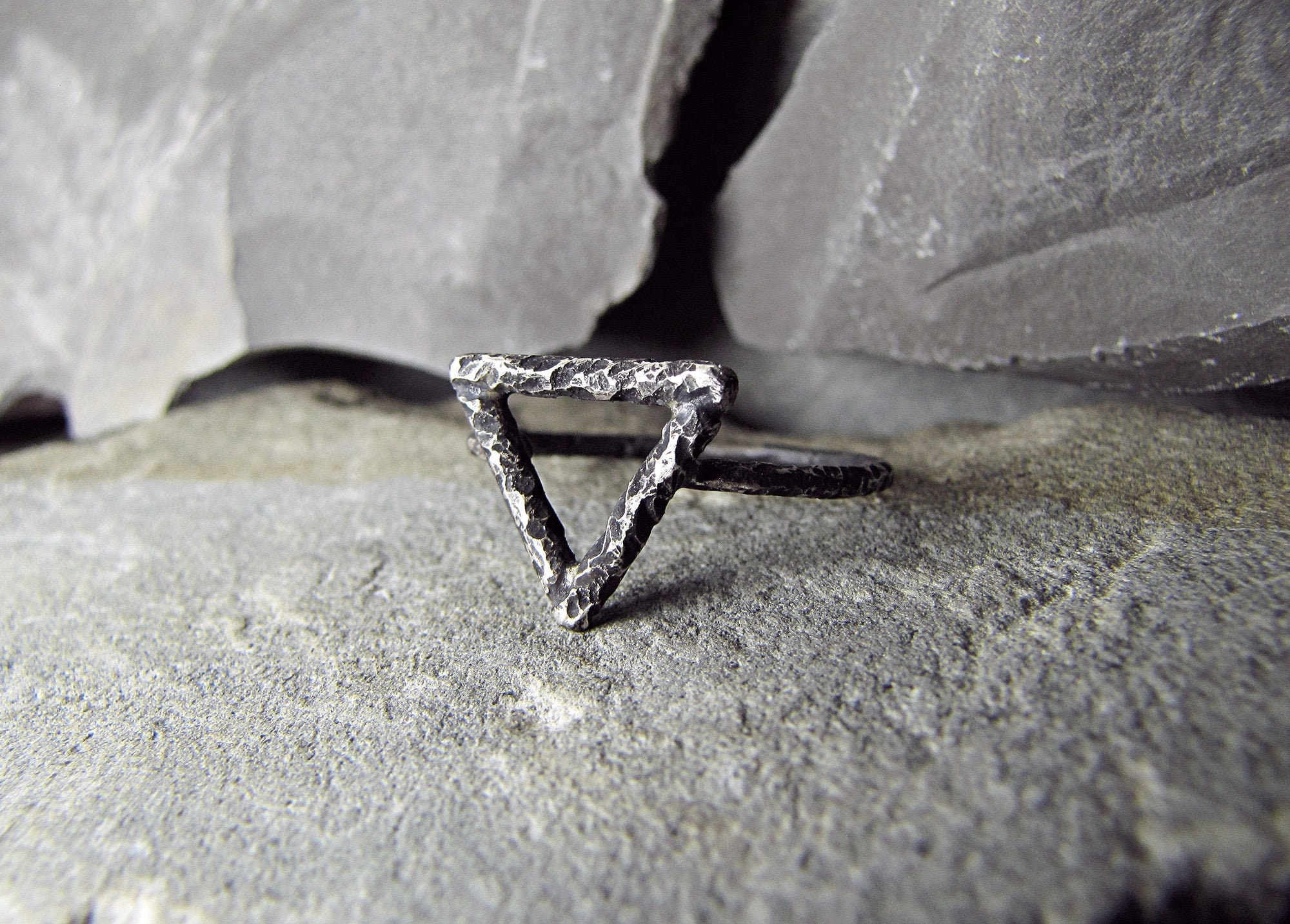 WATER ELEMENT Ring Water Alchemy Symbol Occultism Occult | Etsy