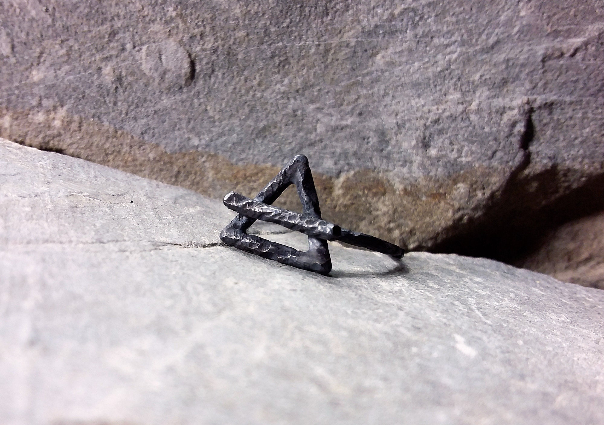 AIR ELEMENT Ring Air Alchemy Symbol Occultism Occult | Etsy