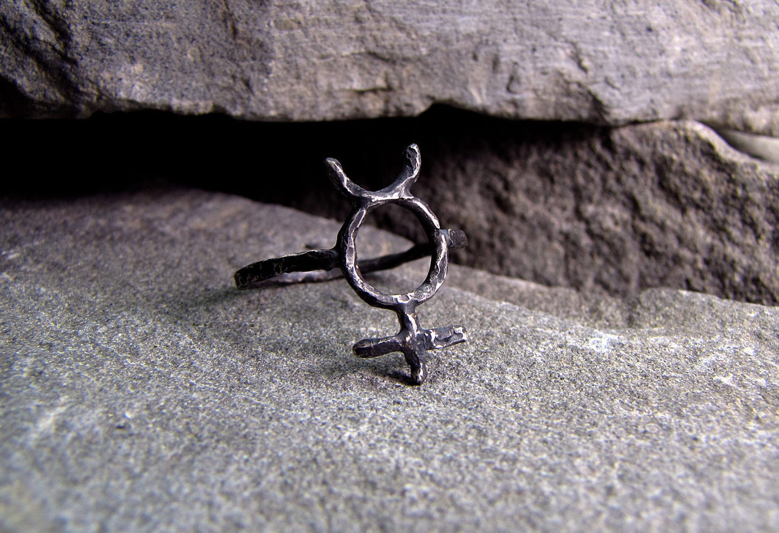MERCURY Symbol - Mercury Ring - Planet Mercury Symbol - Alchemy Symbols ...