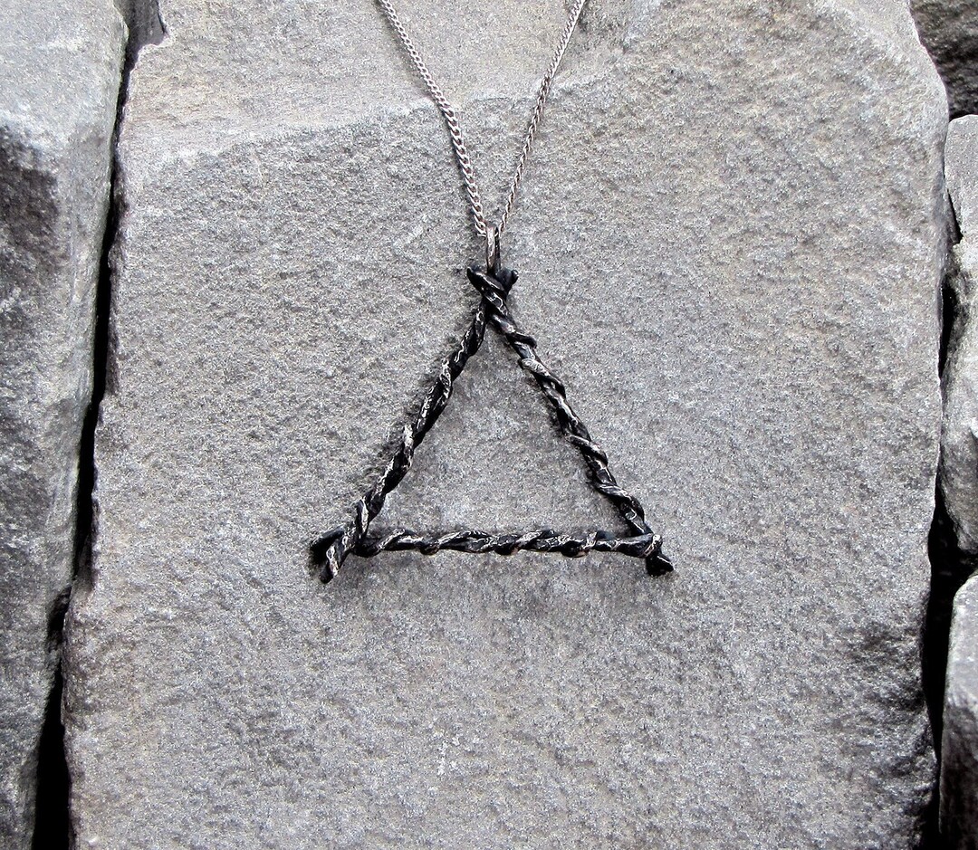 FIRE Element Necklace, Fire Pendant, Fire Symbol Necklace - Etsy