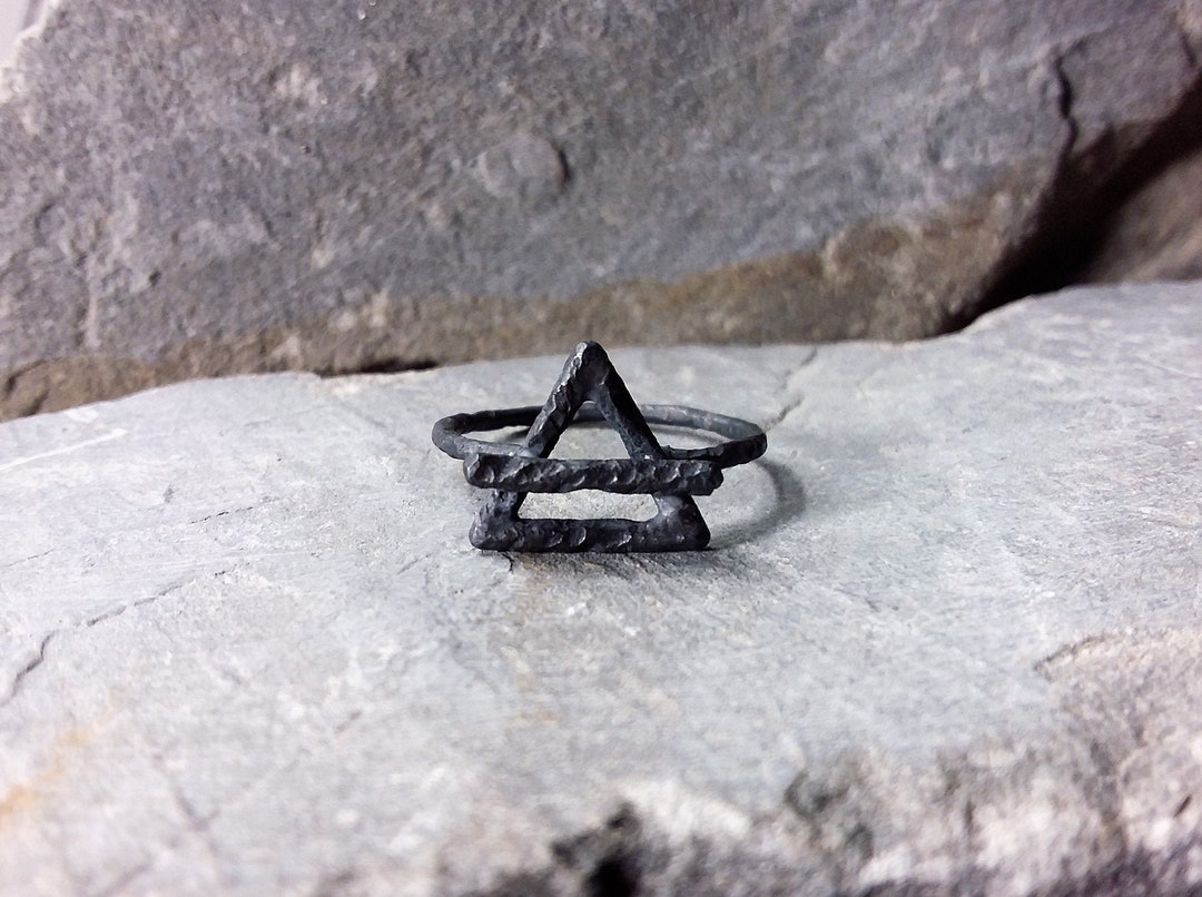 AIR ELEMENT Ring Air Alchemy Symbol Occultism Occult Esoteric Wicca ...