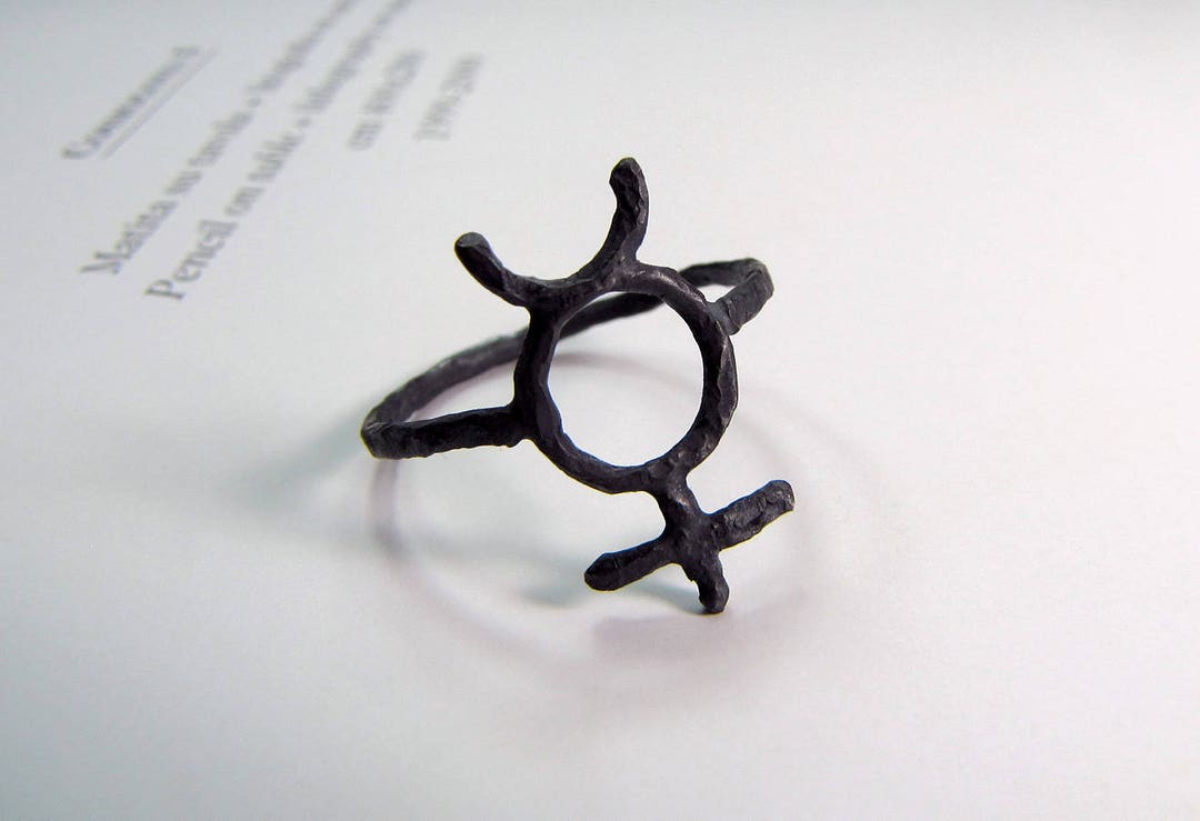 MERCURY Symbol - Mercury Ring - Planet Mercury Symbol - Alchemy Symbols ...