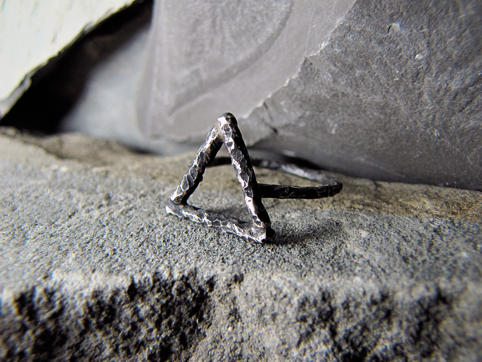 FIRE ELEMENT Ring Fire Alchemy Symbol Occultism Occult Esoteric Wicca ...