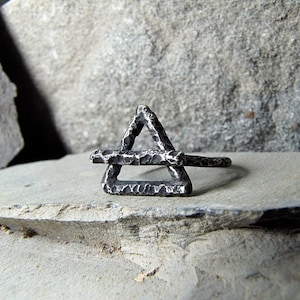 AIR ELEMENT Ring Air Alchemy Symbol Occultism Occult Esoteric Wicca ...