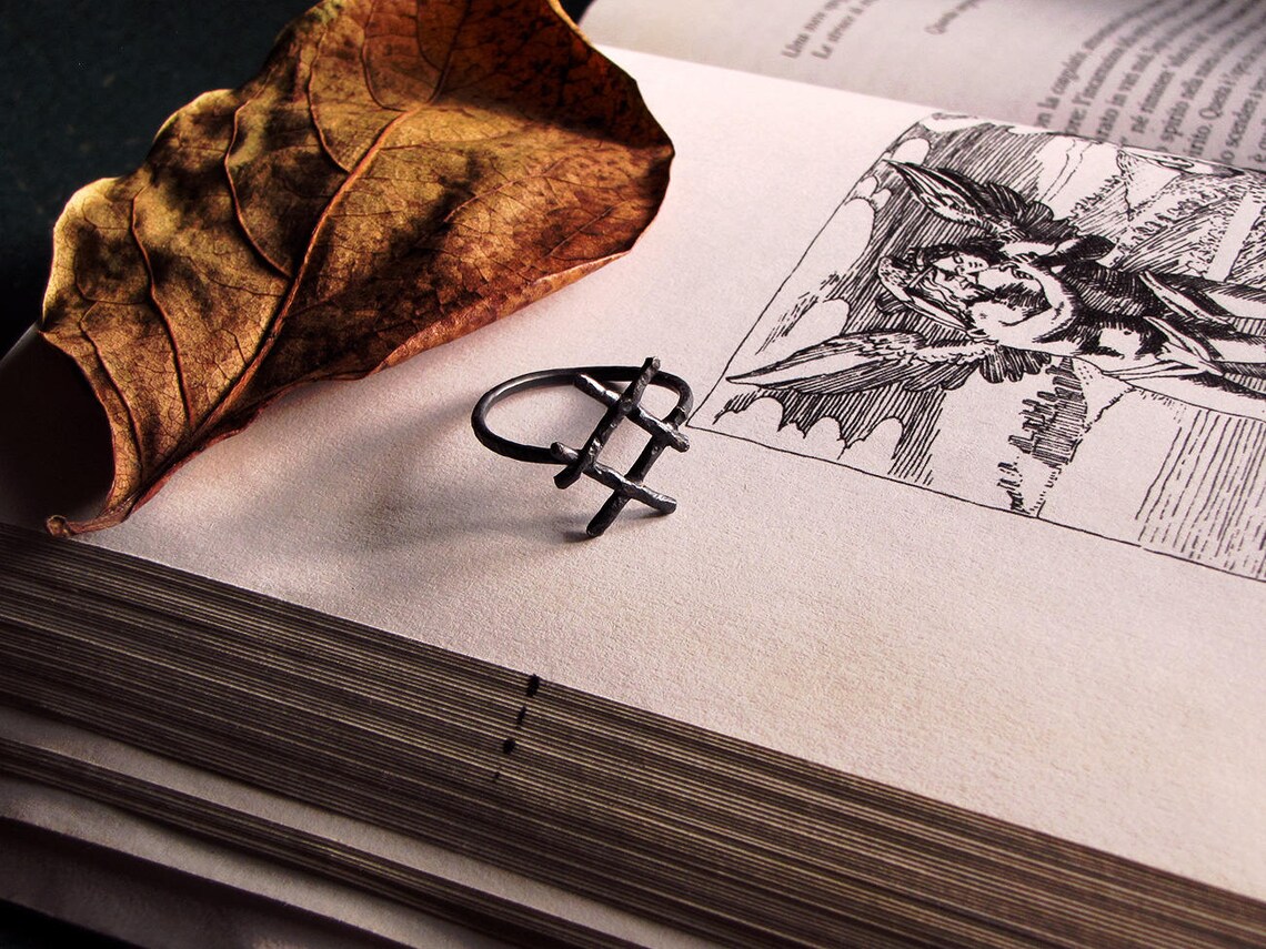 INGUZ Rune-inguz Ring-viking Rune Ring. Wiccan Occult | Etsy