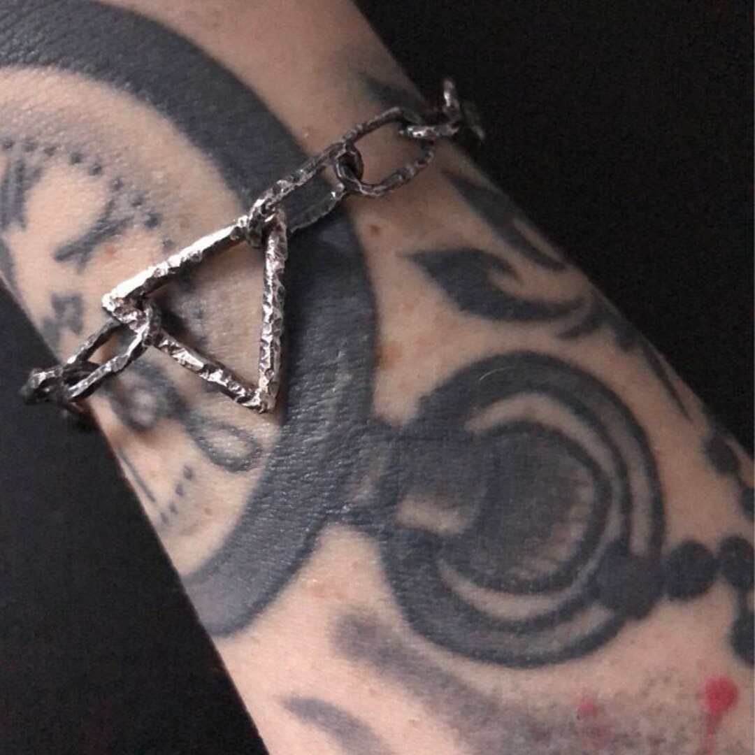 WATER ELEMENT Bracelet - Water Alchemy Symbol - Occultism Occult ...