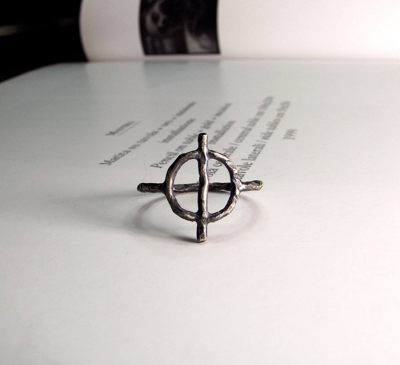 SALT Symbol - SALT Ring Sterling Silver Alchemy Occultism Occult ...