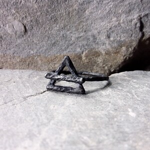 AIR ELEMENT Ring Air Alchemy Symbol Occultism Occult Esoteric Wicca ...