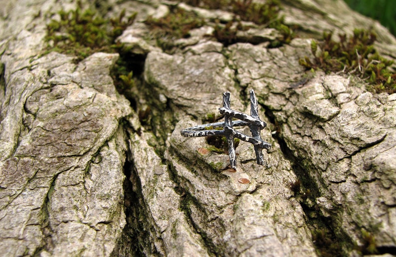 HAGALAZ Rune Hagalaz Ring Viking Rune Ring Norse - Etsy