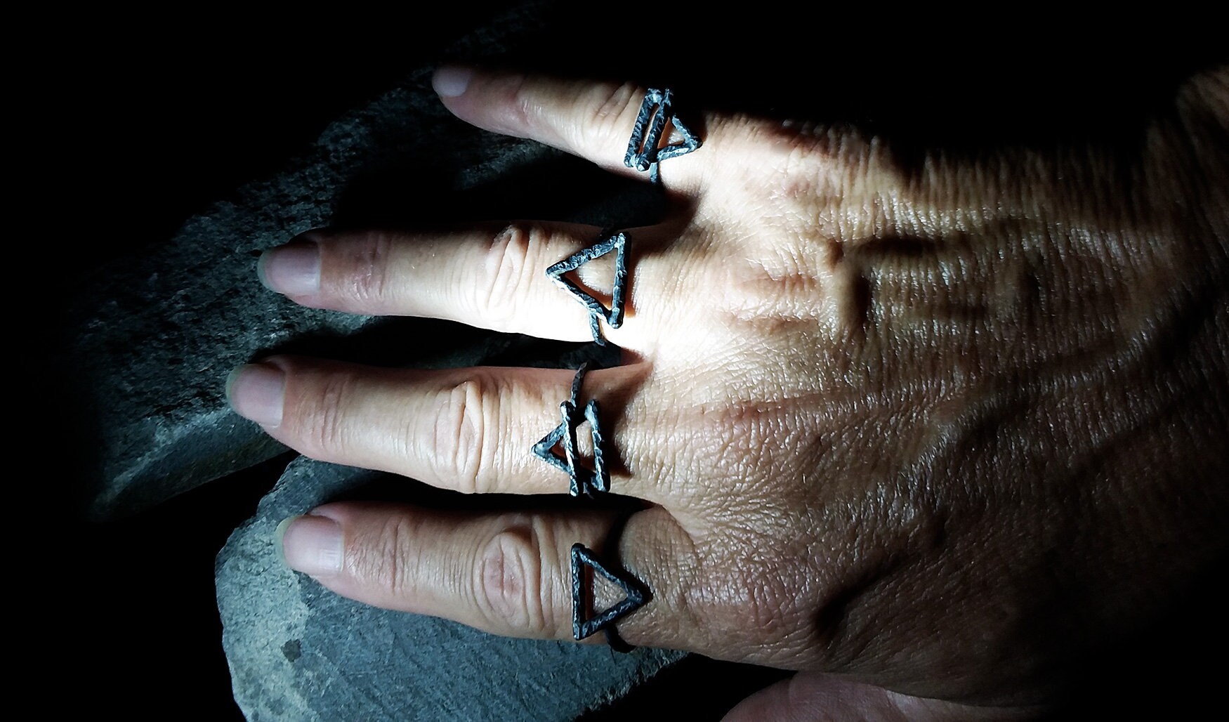 AIR ELEMENT Ring Air Alchemy Symbol Occultism Occult | Etsy