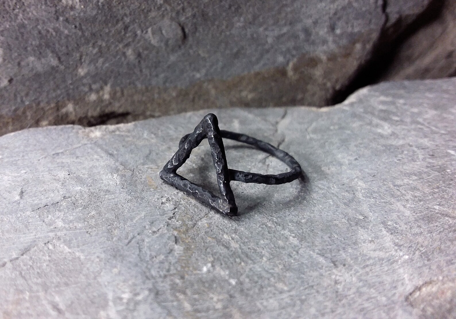 FIRE ELEMENT Ring Fire Alchemy Symbol Occultism Occult Esoteric Wicca ...