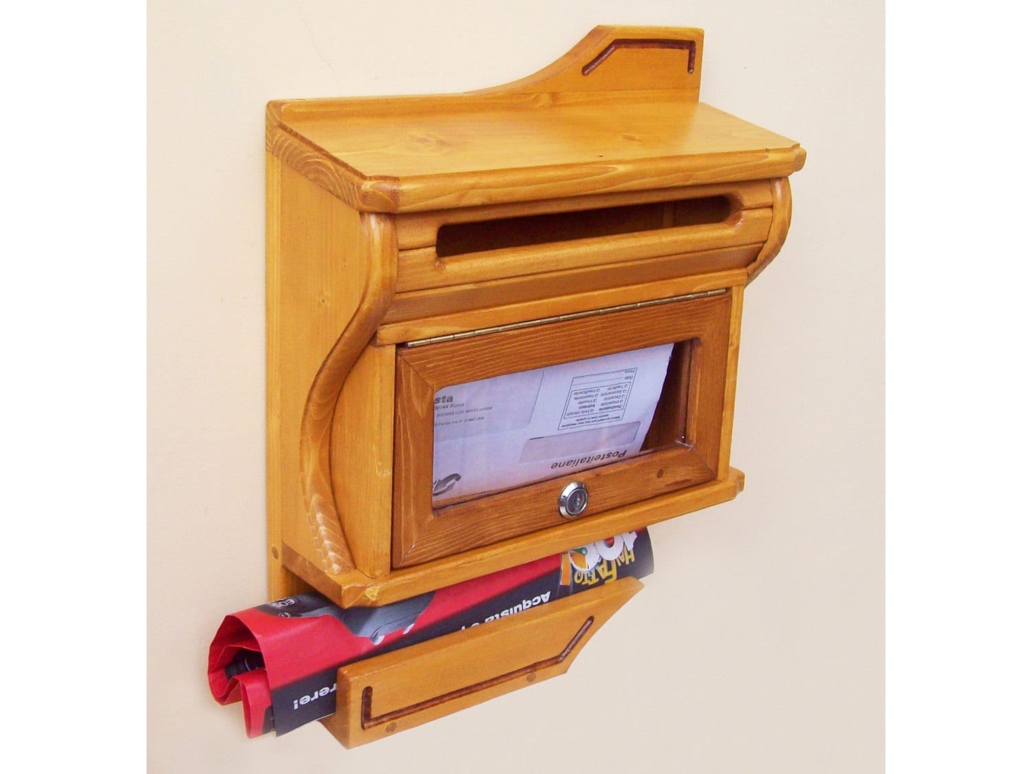 Mailbox Handmade Handcrafted Wooden Mailbox Letter Box - Etsy
