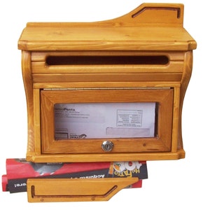 Mailbox Handmade Handcrafted Wooden Mailbox Letter Box - Etsy